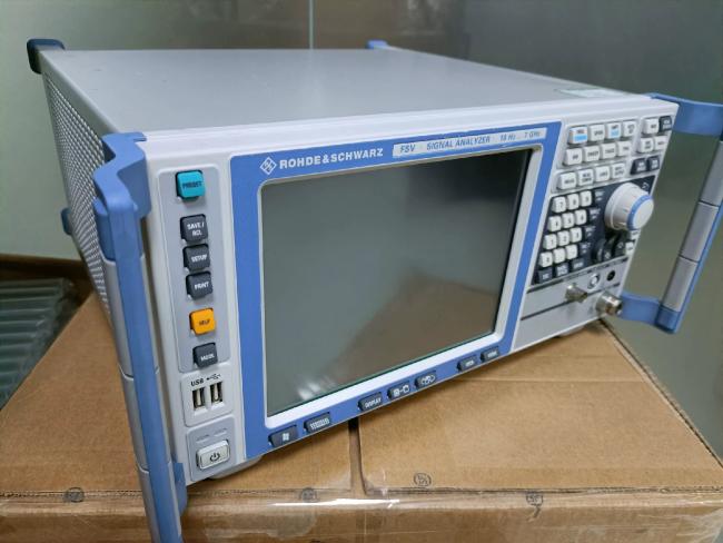 Rohde & Schwarz FSV7 Spectrum Analyzer close-up view