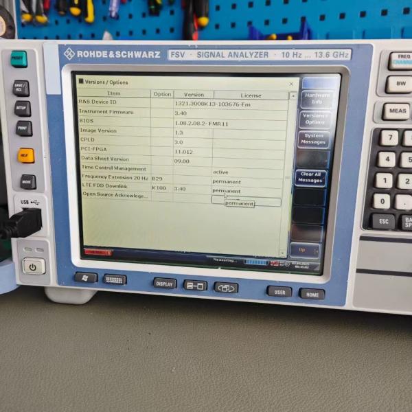 Quality Wideband Spectrum Analyzer 13.6 GHz RF Spectrum Analyzer Rohde & Schwarz FSV13 for sale