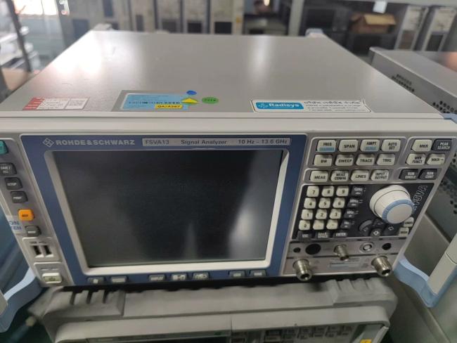 Rohde & Schwarz FSVA13 Spectrum Analyzer close-up view