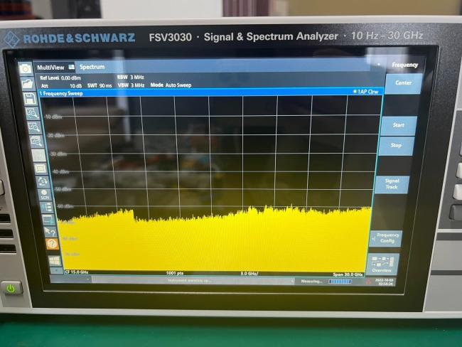 Rohde & Schwarz FSV3030 rear panel connections