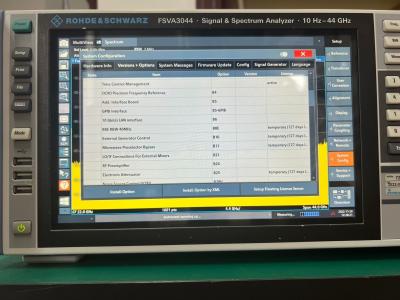 China Rohde & Schwarz R&S FSVA3044 Analisador de sinal vetorial de banda larga de 44 GHz Analisador de espectro RF à venda