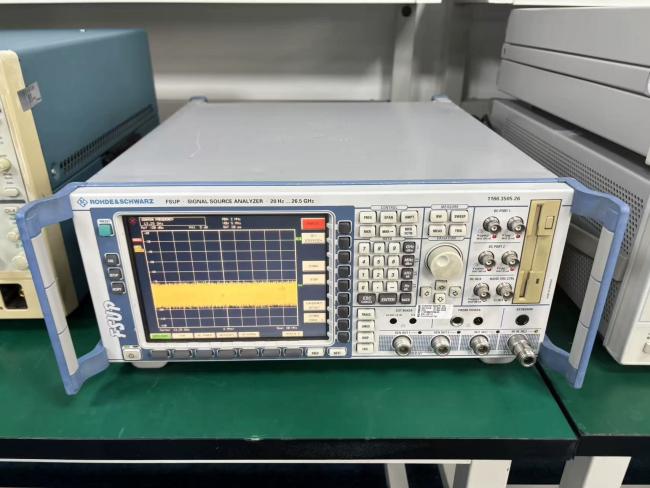 Close-up view of Rohde & Schwarz FSUP26 interface