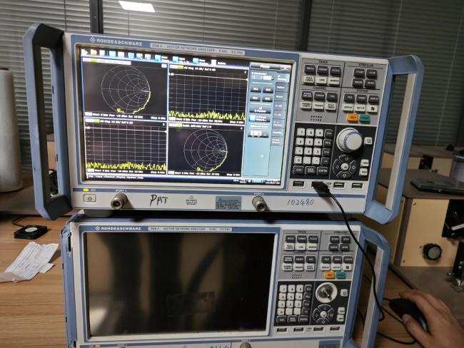 Rohde & Schwarz ZNB8 VNA rear panel view