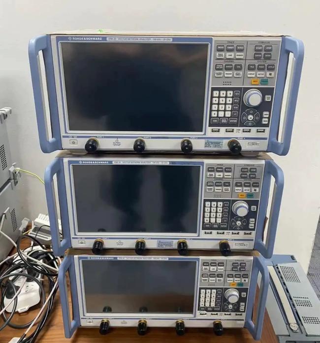 ZNB20 VNA undergoing performance testing in laboratory