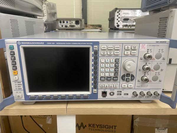 Quality Rohde & Schwarz RF Communications Test Set CMW500 K50 3.3 GHz 8 Port Wireless Device Production Tester for sale