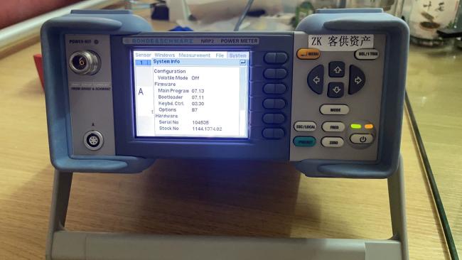 Rohde & Schwarz R&S NRP2 front panel