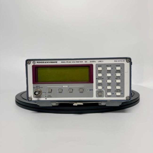 Side view of Rohde & Schwarz R&S URE3 voltmeter