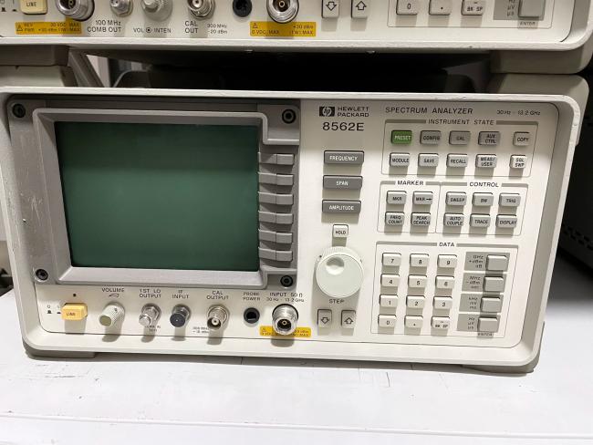 HP Agilent 8562E Spectrum Analyzer rear panel