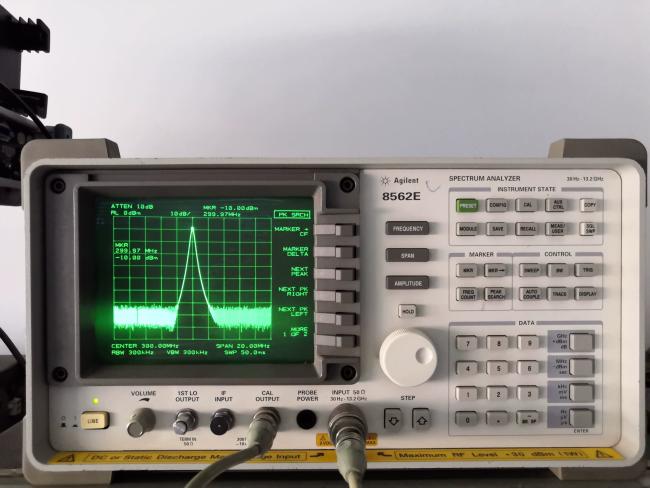 HP Agilent 8562E Spectrum Analyzer side view