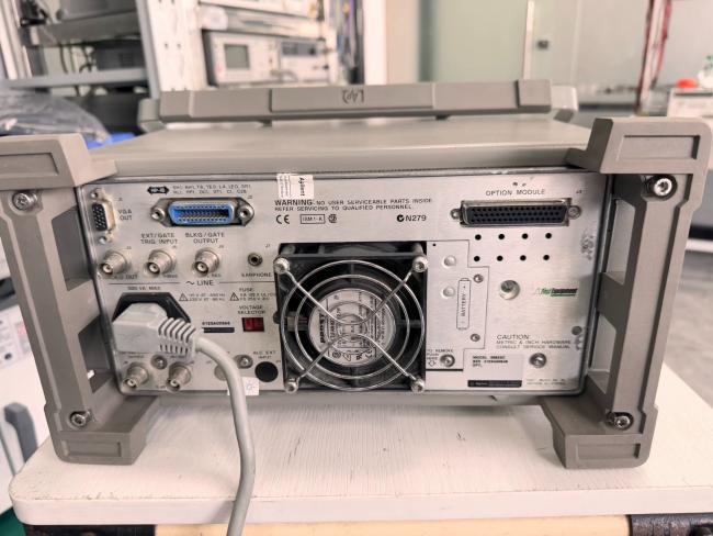 HP Agilent 8562EC Spectrum Analyzer rear panel