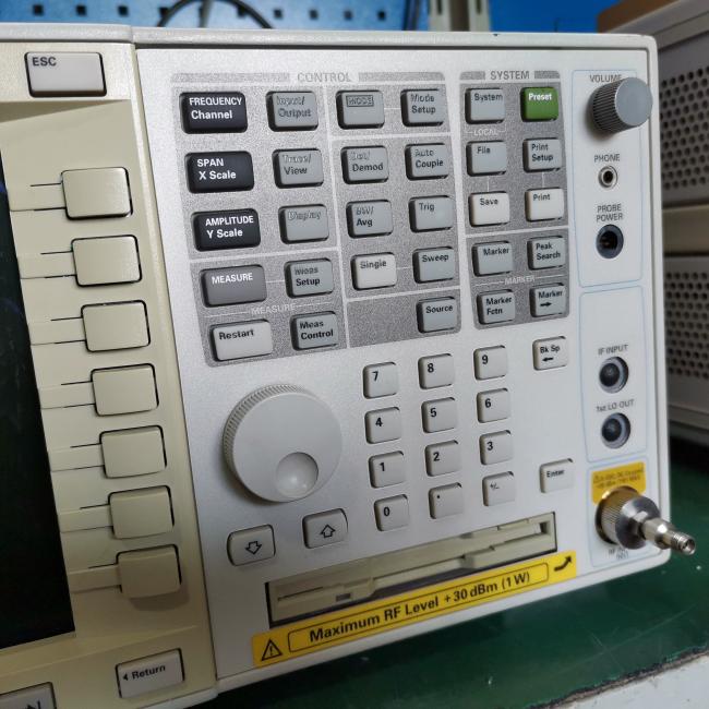 Agilent E4447A PSA Spectrum Analyzer rear panel connections