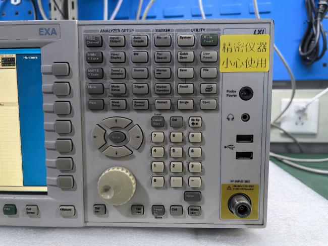 Rear panel connections of Keysight N9010A EXA