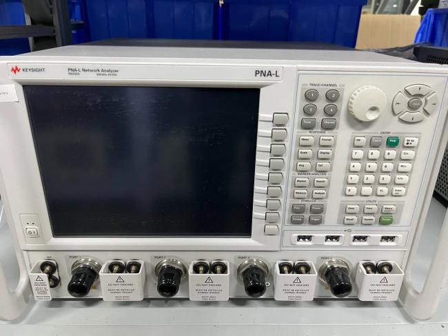 Agilent Keysight N5232A Network Analyzer rear panel connections