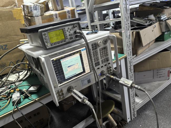 Agilent N5244A PNA-X Network Analyzer close-up view