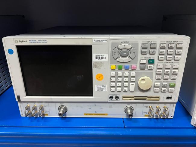 Agilent E8358A PNA Network Analyzer close-up view