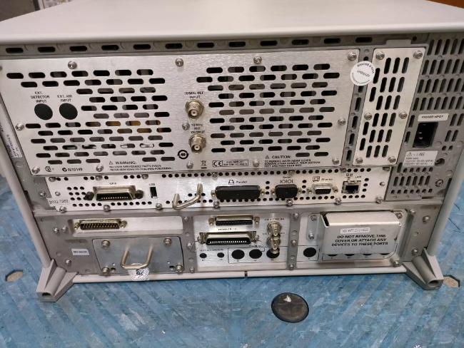Agilent E8364B rear panel connections
