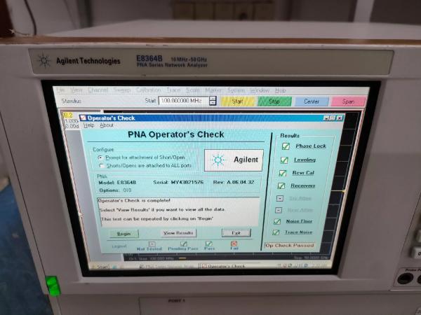 Quality High Dynamic Range 50 GHz PNA Network Analyzer Agilent E8364B for sale