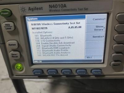 China 2.4/5 GHz Wireless Connectivity Test Set  Agilent N4010A  6.8 Kg Net for sale
