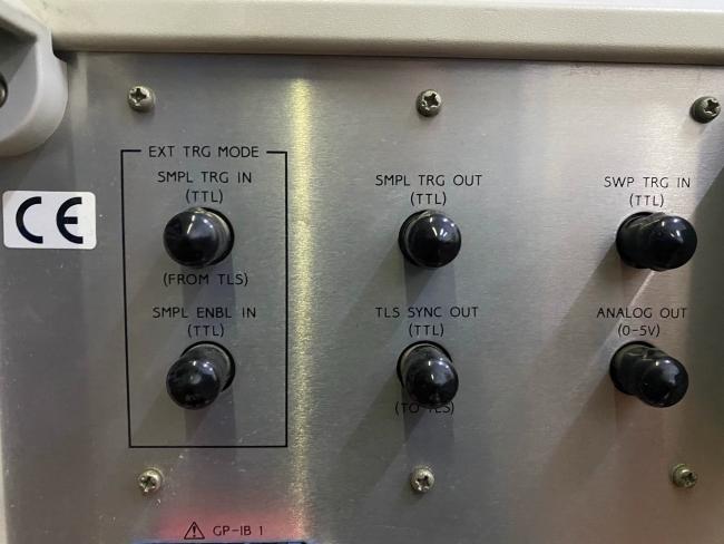 Yokogawa AQ6317B display screen
