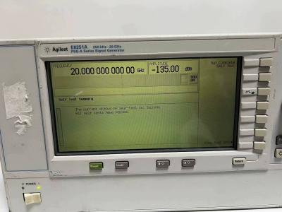 중국 PSG-A 신호 생성기 RF 신호 생성기 20 GHz 고전력 에이전트 E8251A 판매용