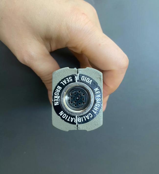 Agilent 8487A Power Sensor calibration certificate