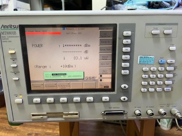 Quality Anritsu MT8801B 300 kHz–3 GHz Radio Communication Analyzer Optional 10 MHz–3 GHz Spectrum Analyzer for sale