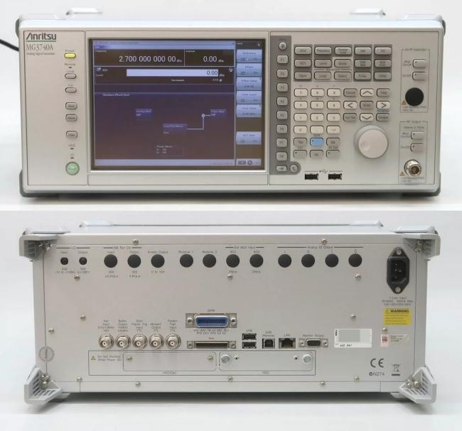 Anritsu MG3740A Analog Signal Generator rear panel view