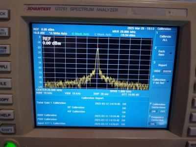 China Analista de espectro de RF ligero de 8 GHz de U3751 de avanzada CBW 100 Hz    30 MHz en venta