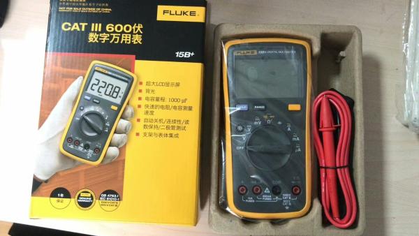 Quality Fluke 15B+ / 15B MAX Digital Multimeter 1000V 10A 4000 6000 Counts Backlit LCD for sale