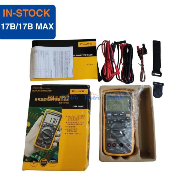 Quality Fluke 17B+ / 17B MAX Digital Multimeter 1000V 10A Backlit LCD CAT III 600V IP40 for sale