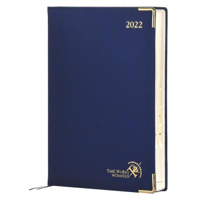 Cina Carta di avorio verticale blu reale della disposizione del pianificatore settimanale del pianificatore 2023 accademici in vendita