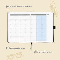 China FSC Certified Paper Medium Academic Planner Vertical Weekly Layout 80GSM for sale