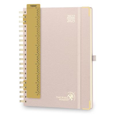 China Copertina dura rosa-chiaro del grande pianificatore accademico settimanale 8.5inch di 10.38inch X for sale