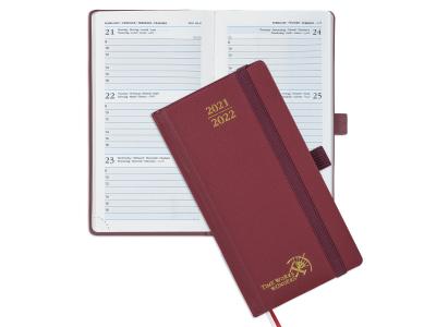 China PU Leatherette Vertical Weekly Planner With Daily Schedule 2023 2024 for sale