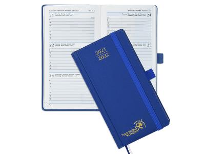 Cina Grippaggio di cavo gemellato robusto blu reale del pianificatore settimanale a spirale 4.25X6.75inch in vendita