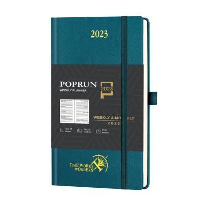 China Student Customization Agenda Weekly Planner 2023 Hard Cover Certificate FSC for sale