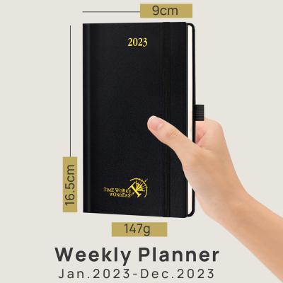 Cina Personalizzazione 2023 della copertina rigida 4.25X6.75In di Weekly Planner dello studente in vendita
