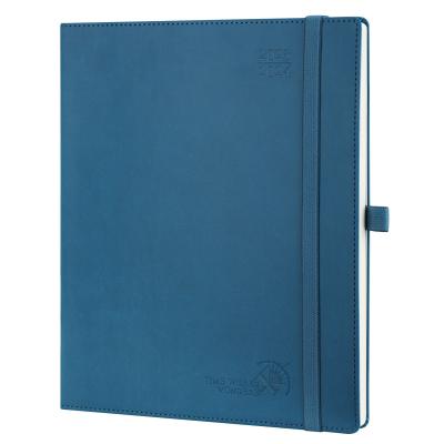 China POPRUN Large Academic Planner Night Sky Blue Vertical Layout Writing Space for sale