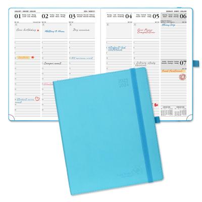 China Custom 17 Months Large Academic Planner from Aug.2023 To Dec.2024 for sale