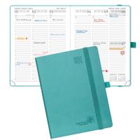 China Custom 80GSM Paper Medium Academic Planner 6.5x8.5 Inch Vertical Layout for sale