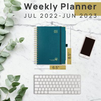 Cina Pagine verdi pacifiche di 12 mesi su ordinazione del pianificatore luglio 2023-giugno 2023 2 alla settimana in vendita
