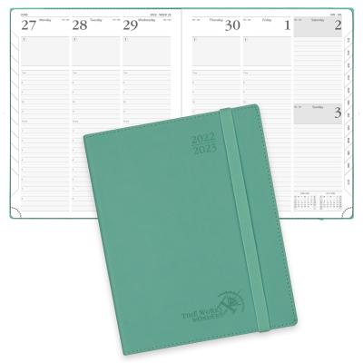 China Pagina interna in bianco e nero 2023 settimanali del pianificatore 2023 del FSC Softshell A4 for sale