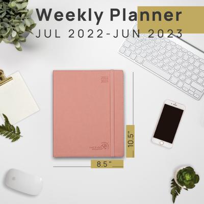 Cina Colore settimanale mensile di carta 2023 di rosa del pianificatore 100GSM 2023 12 mesi in vendita