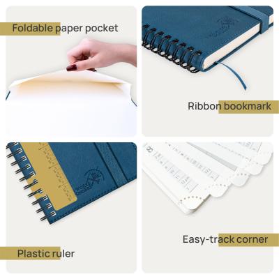 Cina La notte 80GSM blu Mini Agenda settimanale Plastic Ruler di carta ha attaccato in vendita