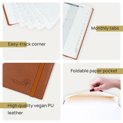 China 100GSM Paper Custom Academic Planner With Hourly Schedule For 365 Days for sale