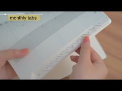 Weekly Planner 2022-2023 PVC Transparent Cover Customization Available