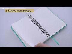 Softcover Wirebound ECO Friendly Academic Planner In Green Color