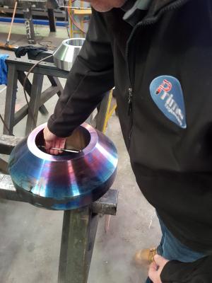Cina Flangia del tubo filettato di ASME B16 Gr1, flangia di titanio perforata del tubo in vendita