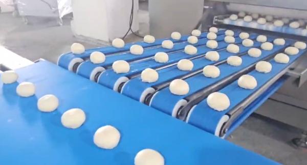 Quality Standardized Pizza Dough Rounder Machine 3000 Pieces/Hour 1.5kw Dough Separator for sale