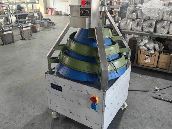 Quality Full Rubber Dough Rounding Machine 1900 - 7600pcs/H Anti Stick Dough Ball Rounder for sale